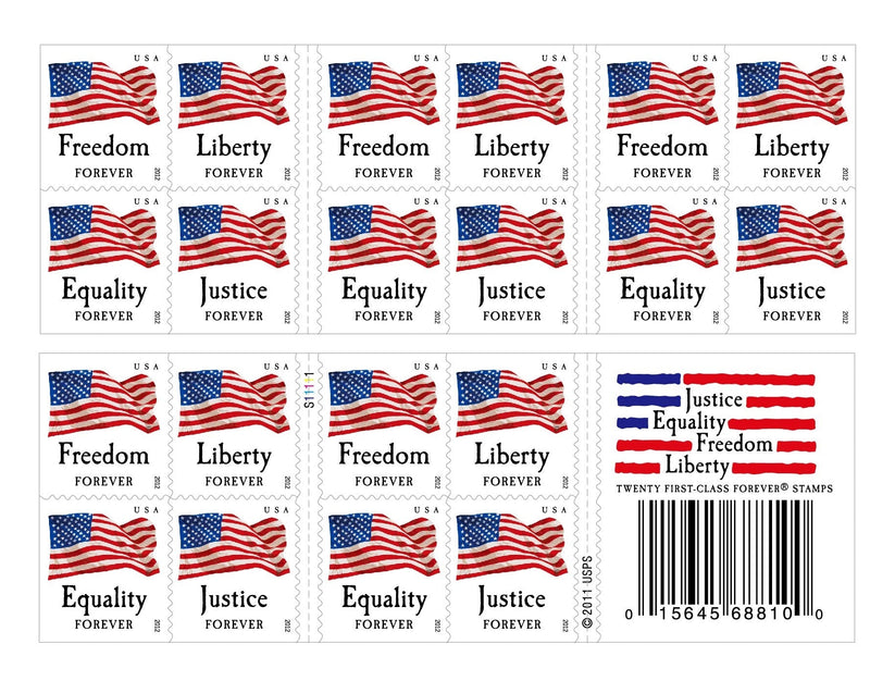 USPS Four Flags Forever Postage Stamps – The Cheap Stamps