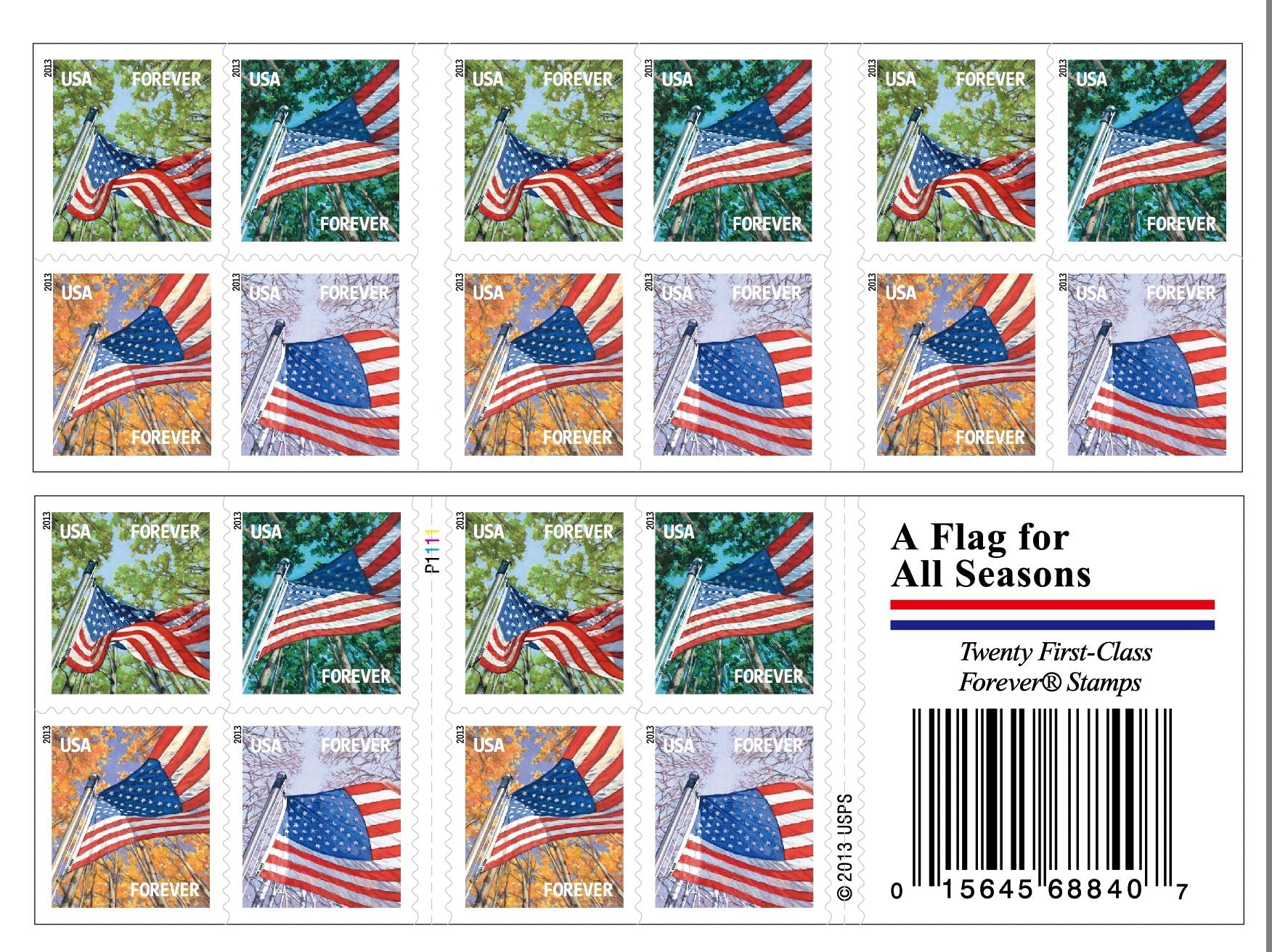 USPS All Season Flags Forever Postage Stamps – The Cheap Stamps